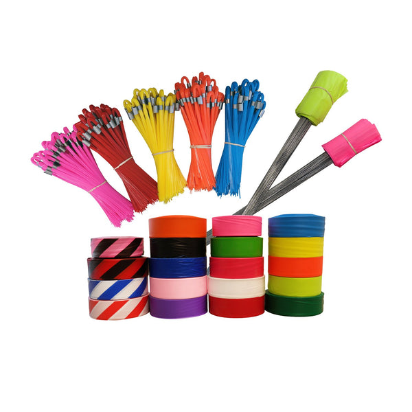Flagging Tape, Pin Flags, and Marking Whiskers - eGPS Solutions Inc.