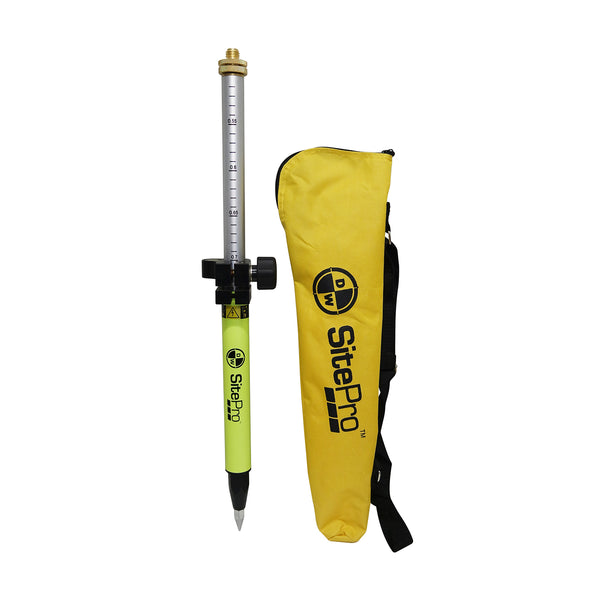 Sitepro 2.3 Ft Hi-Viz Aluminum Mini Prism Pole - eGPS Solutions Inc.